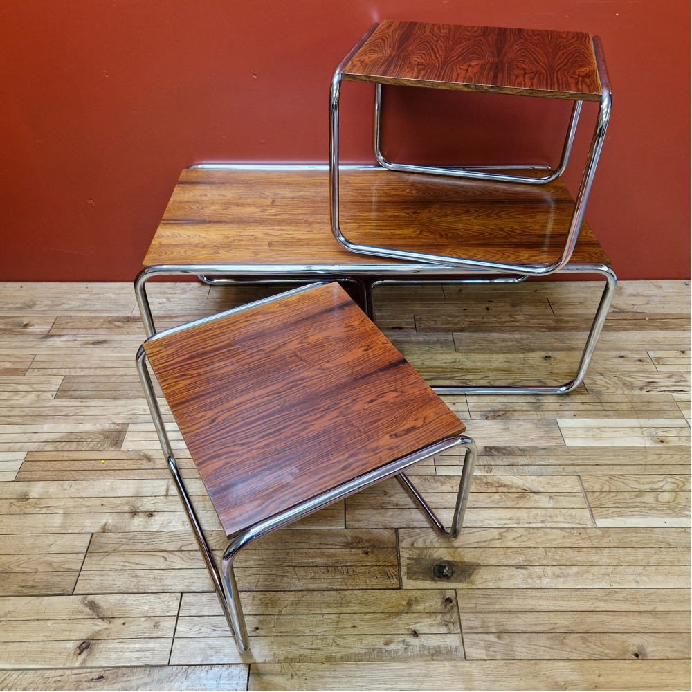1960's Howard Miller Rosewood Trio Coffee Tables