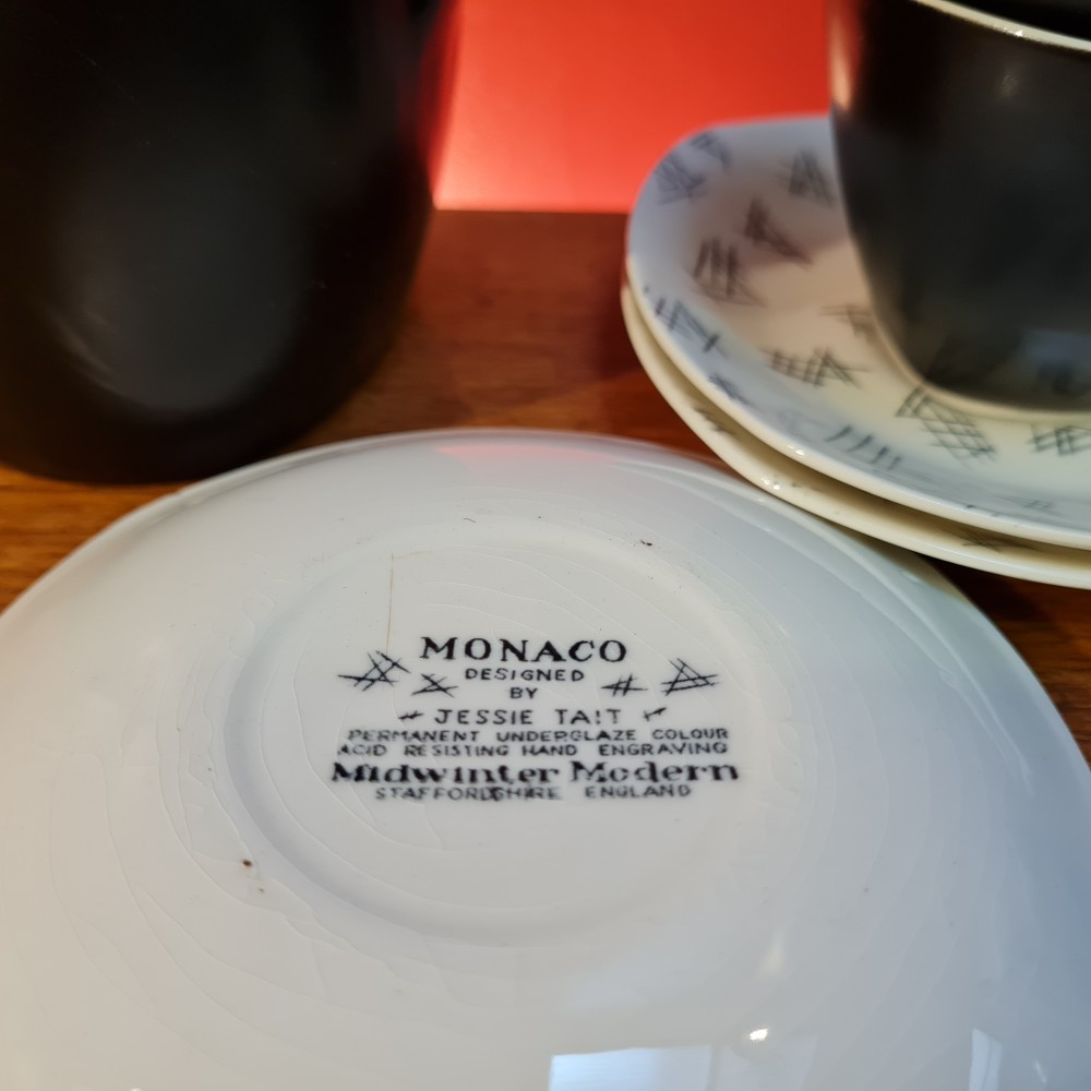 Vintage Midwinter Monaco coffee set