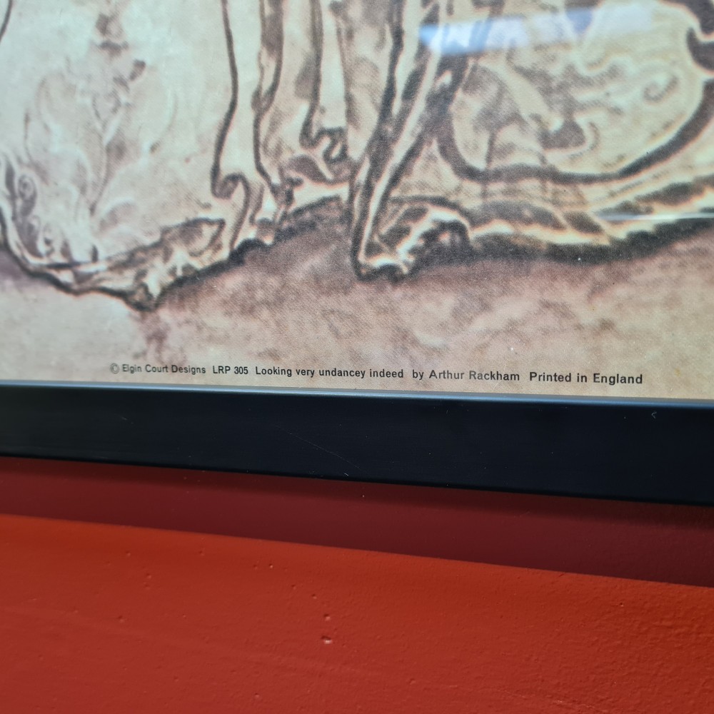 Pair Of 1970's Arthur Rackham Framed Prints