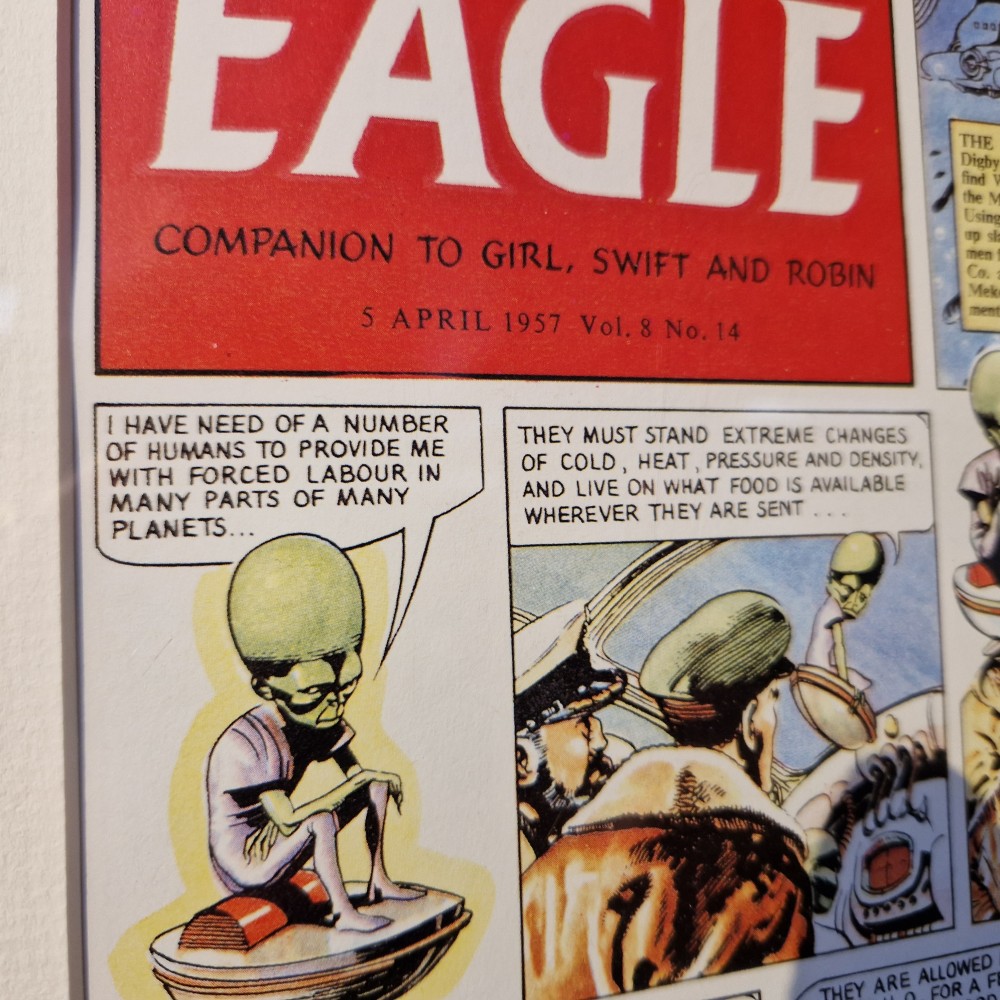 1950's Eagle Comic Page Framed Picture